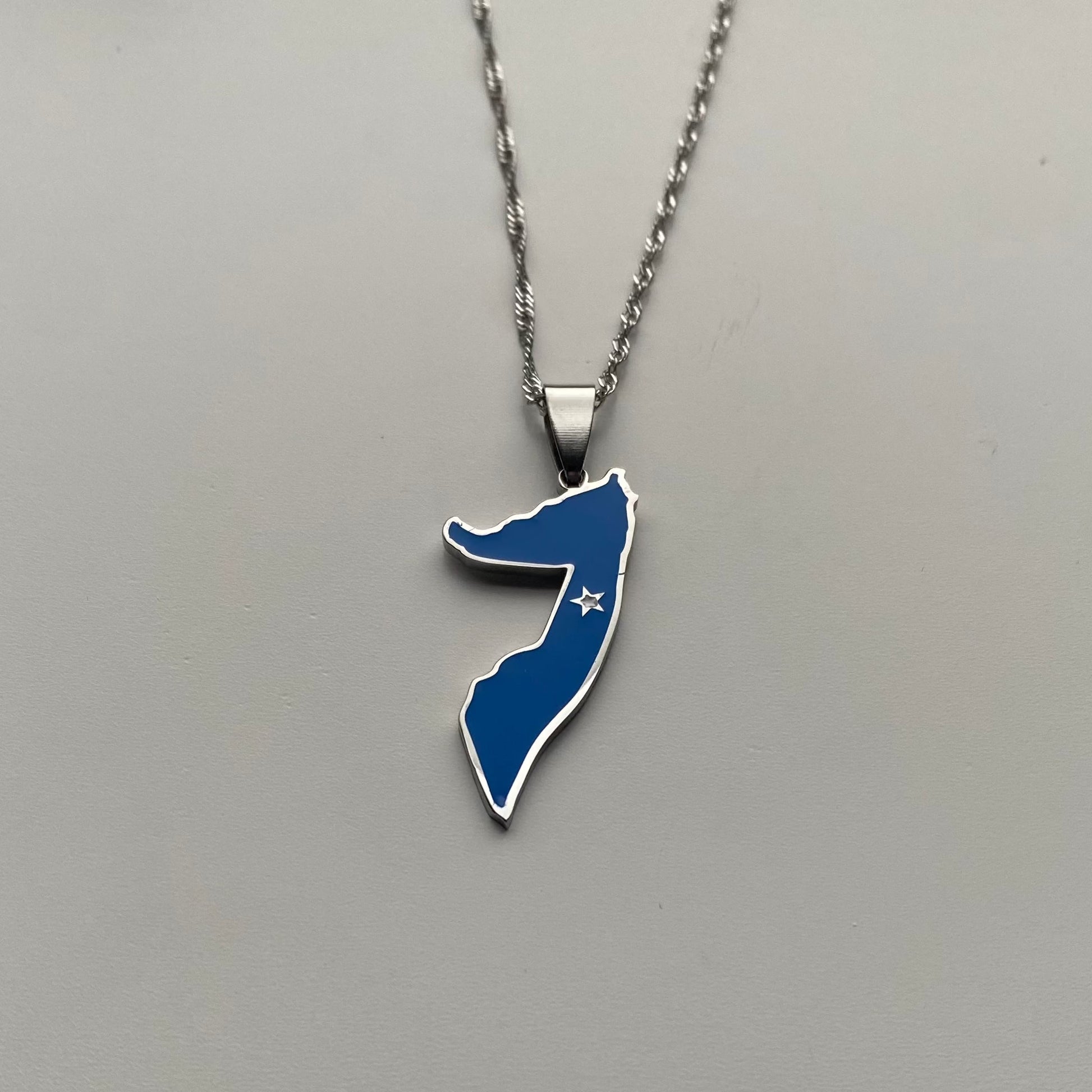 Somalia Necklace - Flag – Loussra Jewels