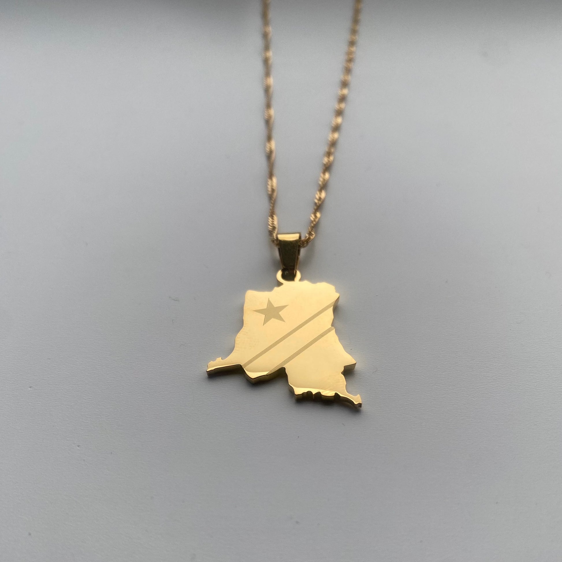 DRC Congo Necklace - Symbol – Loussra Jewels