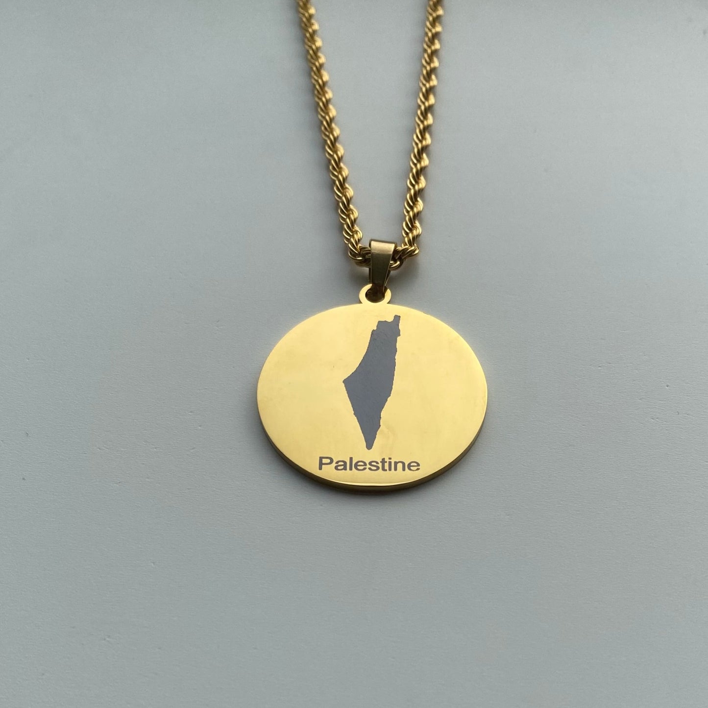 Palestine Necklace - Circle – Loussra Jewels