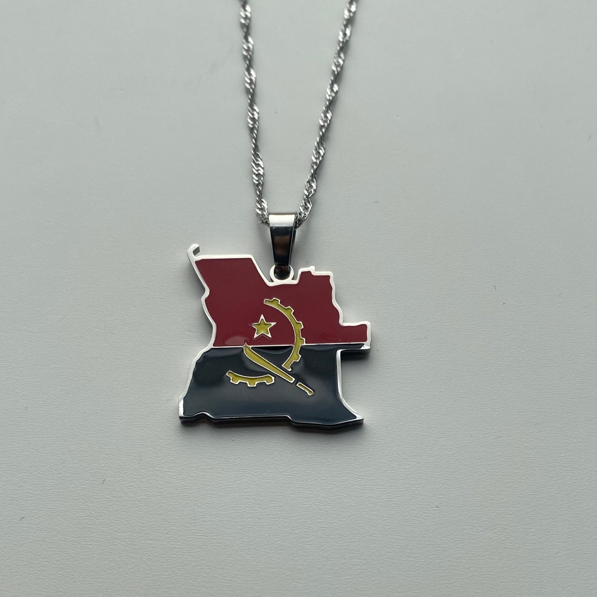 Angola Necklace - Flag – Loussra Jewels