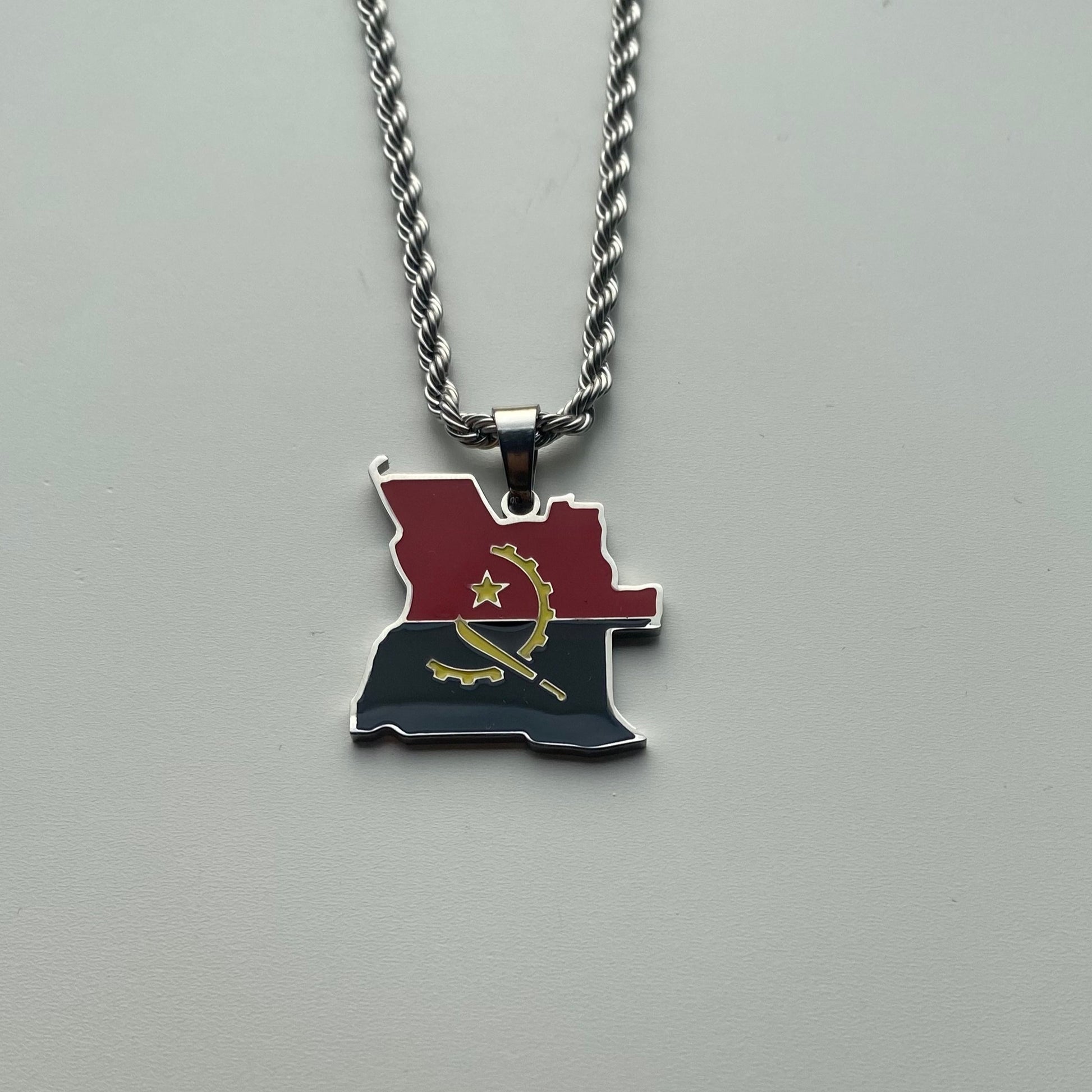 Angola Necklace - Flag – Loussra Jewels